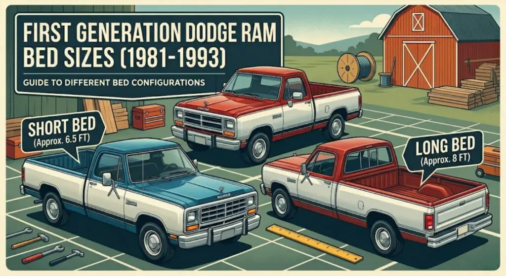 The Complete Dodge Ram Bed Size Chart by Year (All Models)