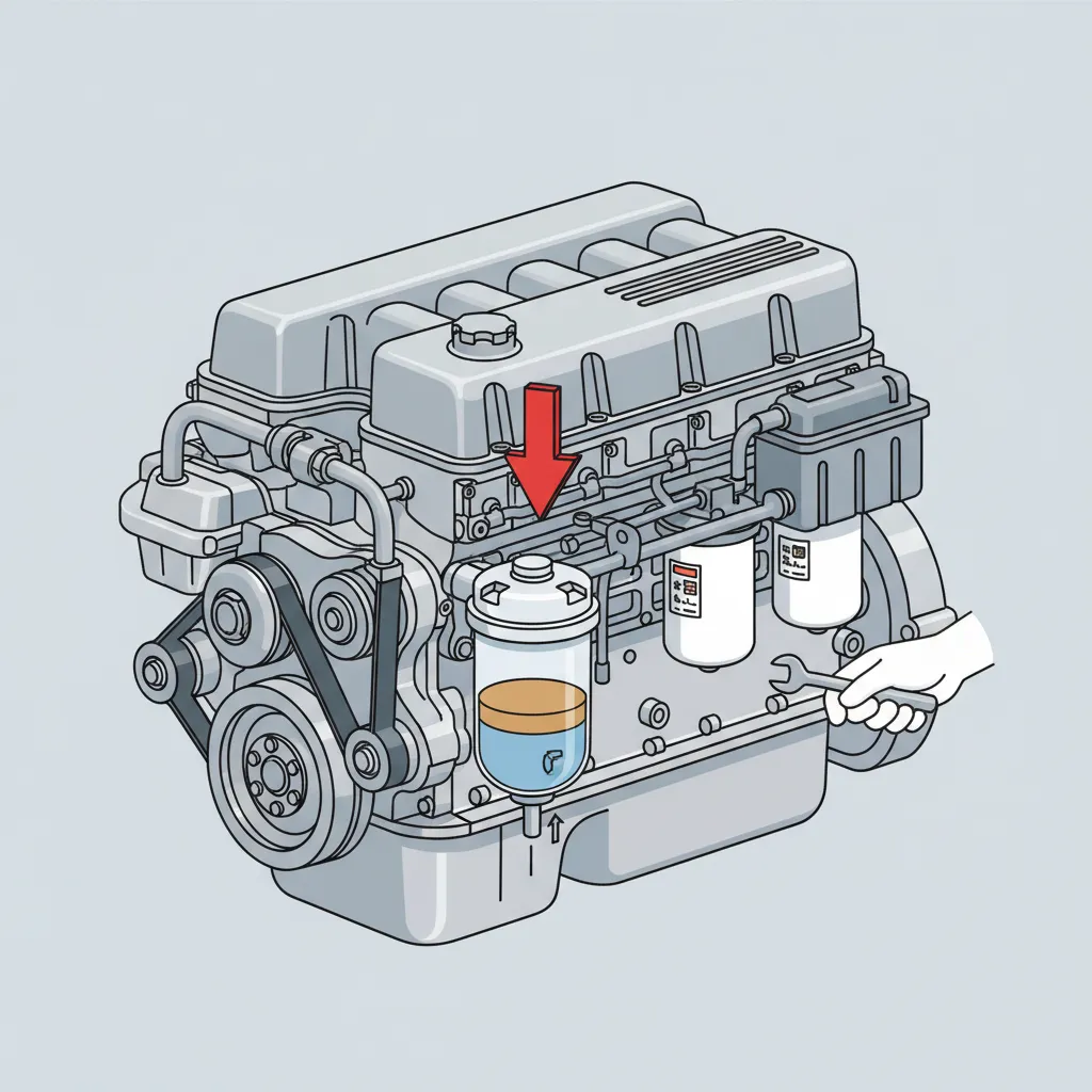 6 7 Cummins Water Separator Location