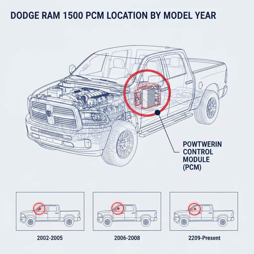 Diagram Dodge Ram 1500 Pcm Location: Identifying The Engine Control ...