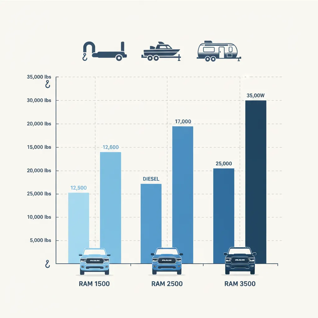 Ram Towing Capacity Chart Detailed 1500 2500 And 3500 Specifications