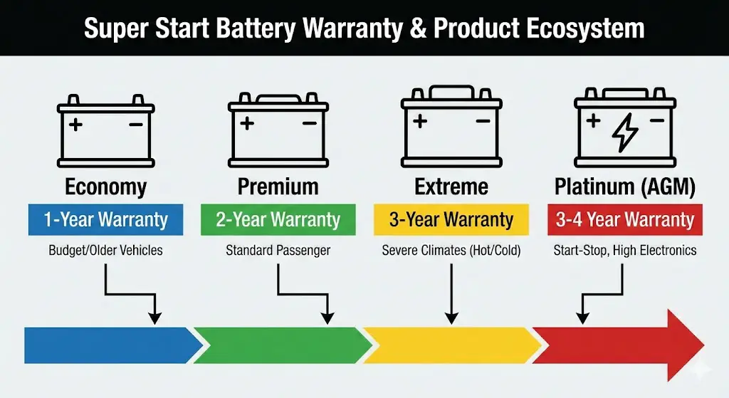 Super Start Battery Warranty Check
