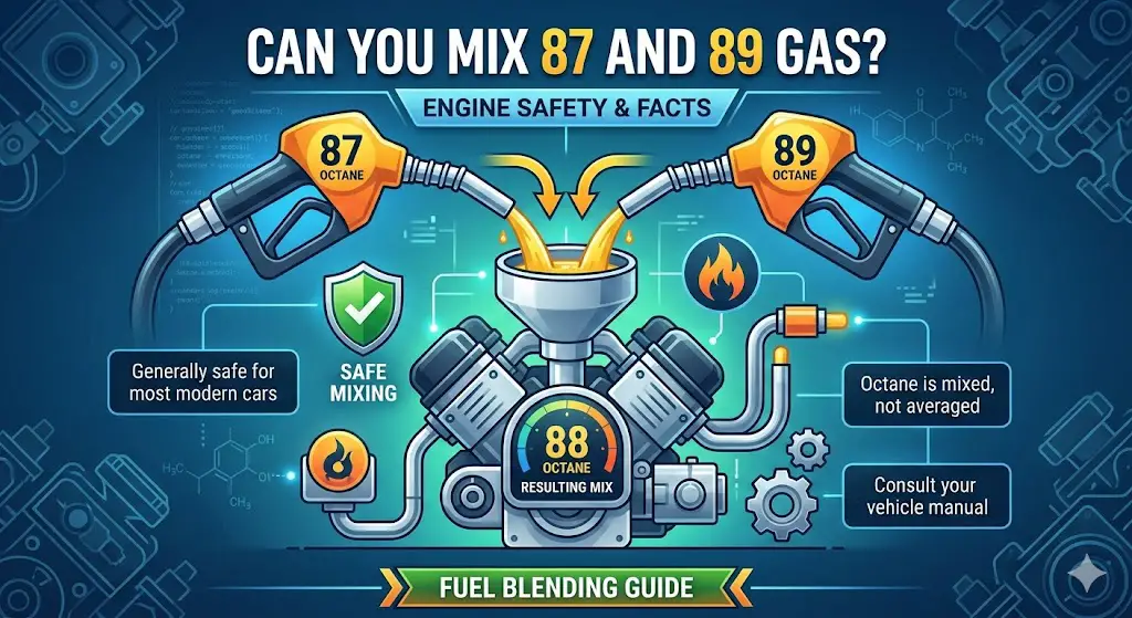 Can You Mix 87 and 89 Gas? Engine Safety & Facts Guide 2026