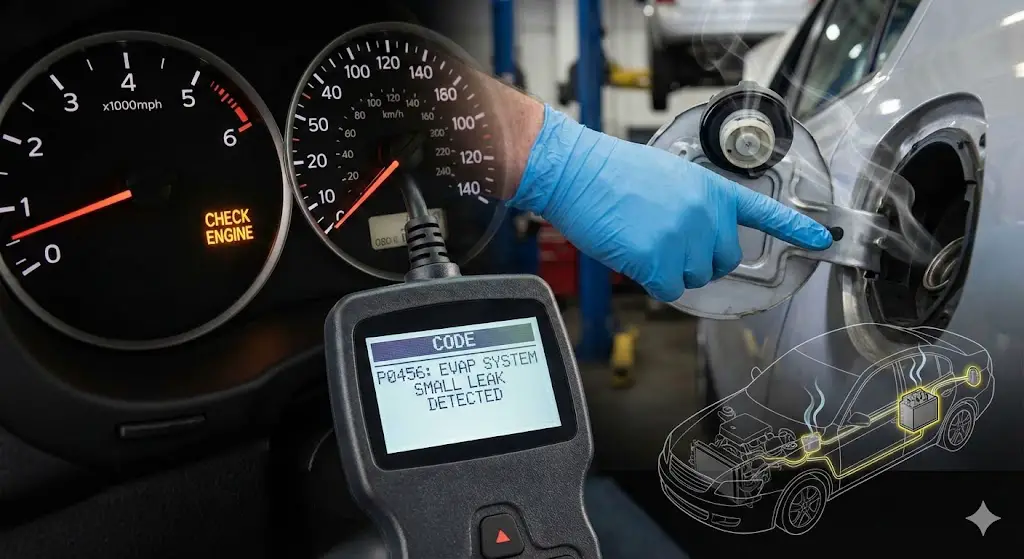 Small EVAP Leak Code P0456 & P0442: Repair Guide 2026