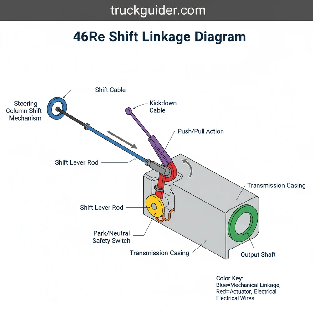 46RE Shift Linkage Diagram: Complete Component Guide - Truck Guider
